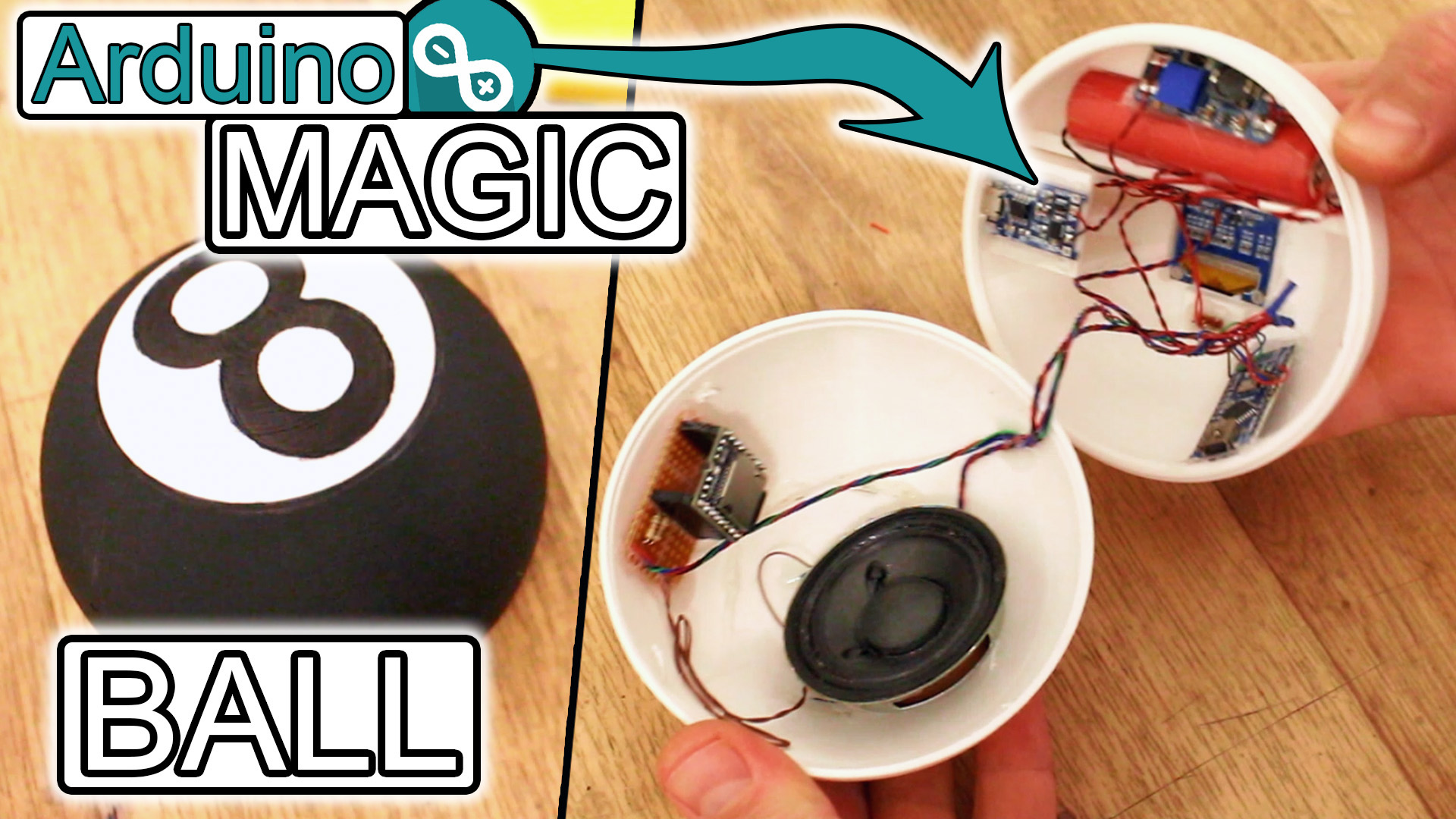 Arduino code for DIY Magic 8 ball