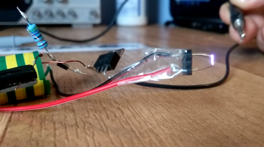 Arc lighter tutorial plasma flyback transformer cold neon tube lcd high voltage