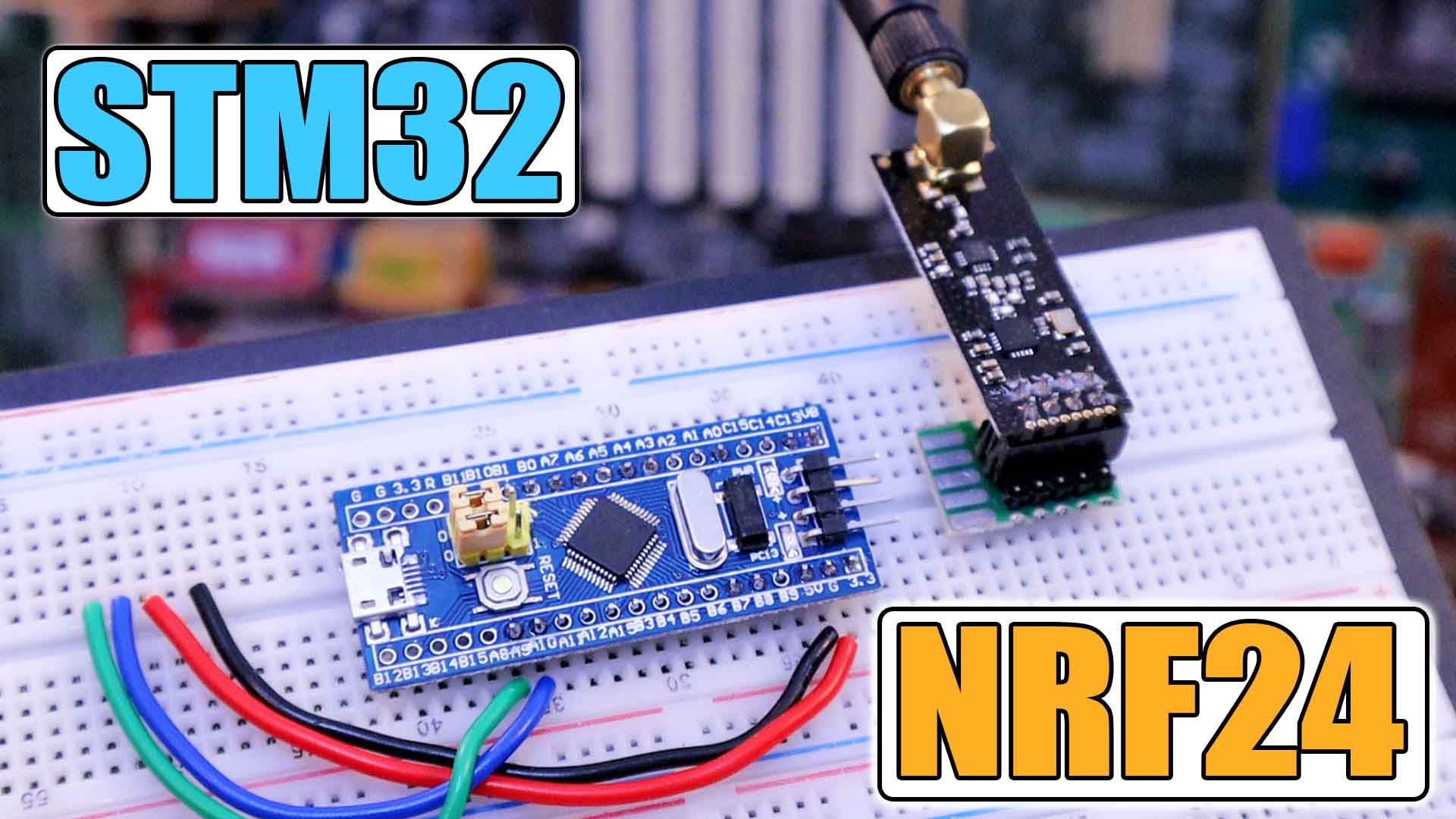 Tutorial SMT32 NRF24 radio module Arduino IDE
