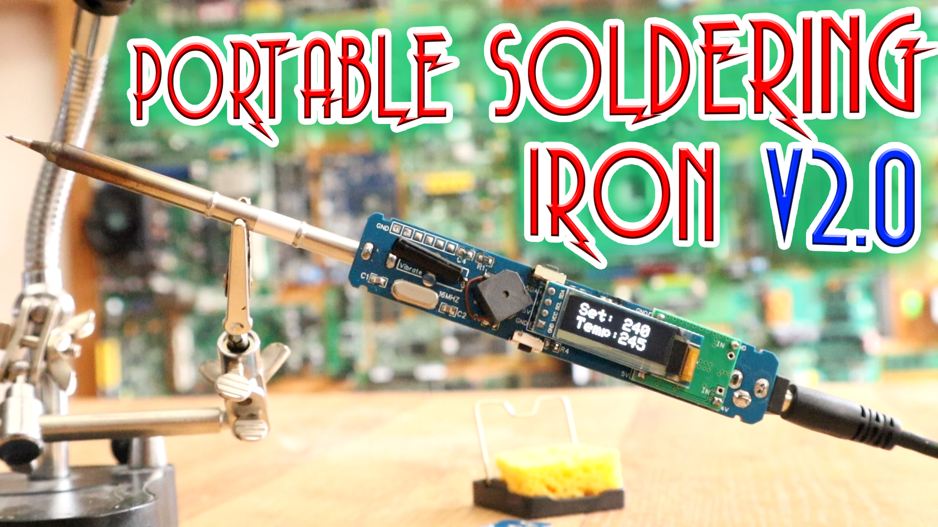 Arduino soldering iron homemade OLED