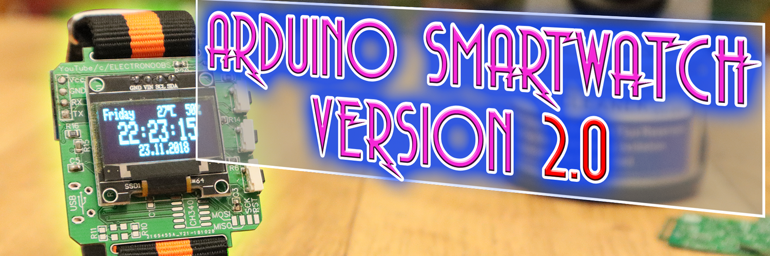 PCB prototype JLCPCB smartwatc with Arduino and RTC