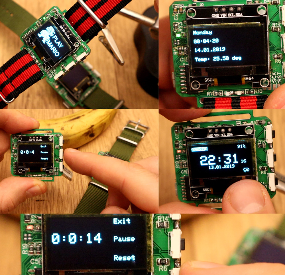 Arduino development board watch