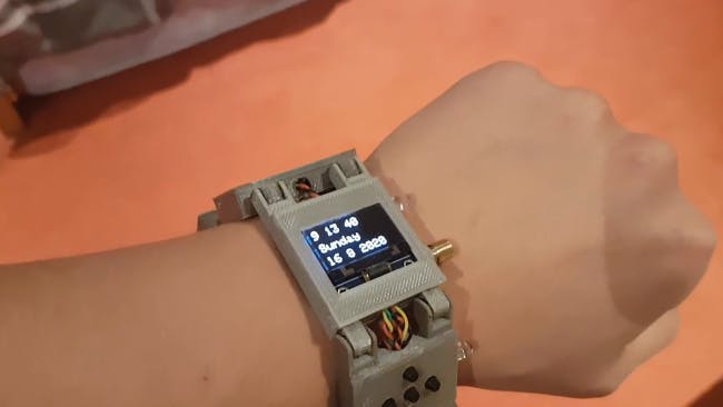 DIY 3D-Printed Wristwatch