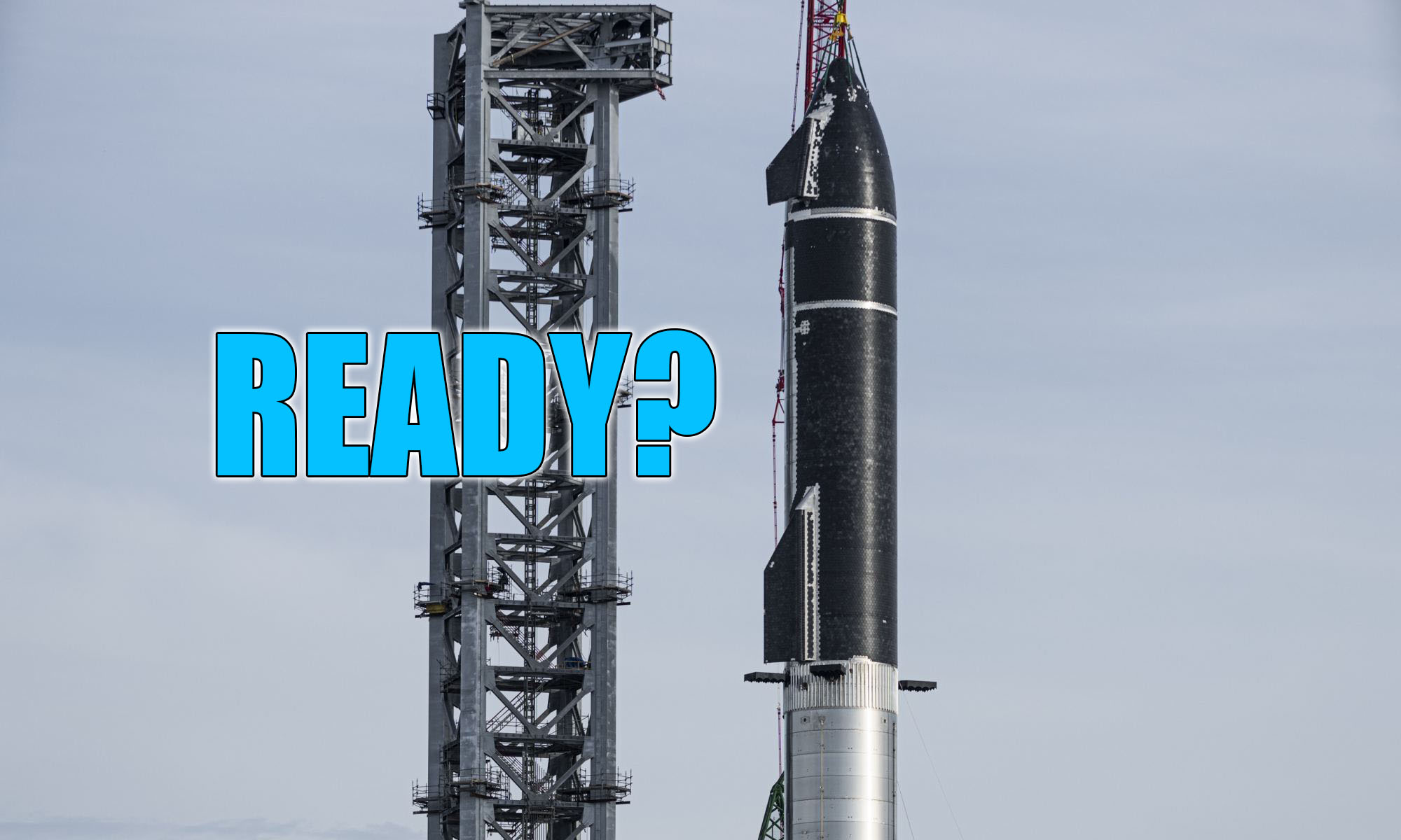 Starship is Stacked on the Super Heavy Booster. The Tallest Rocket Ever ...