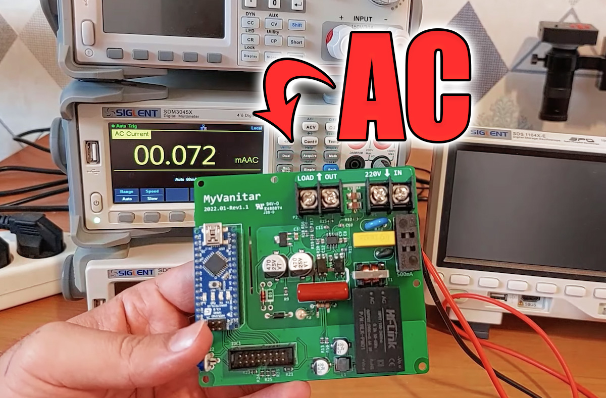 Precision AC meter handles inductive loads