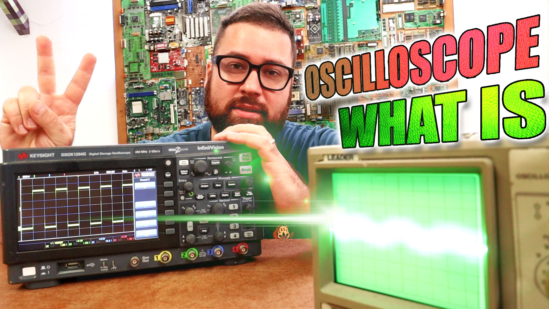 What is an oscilloscope?
