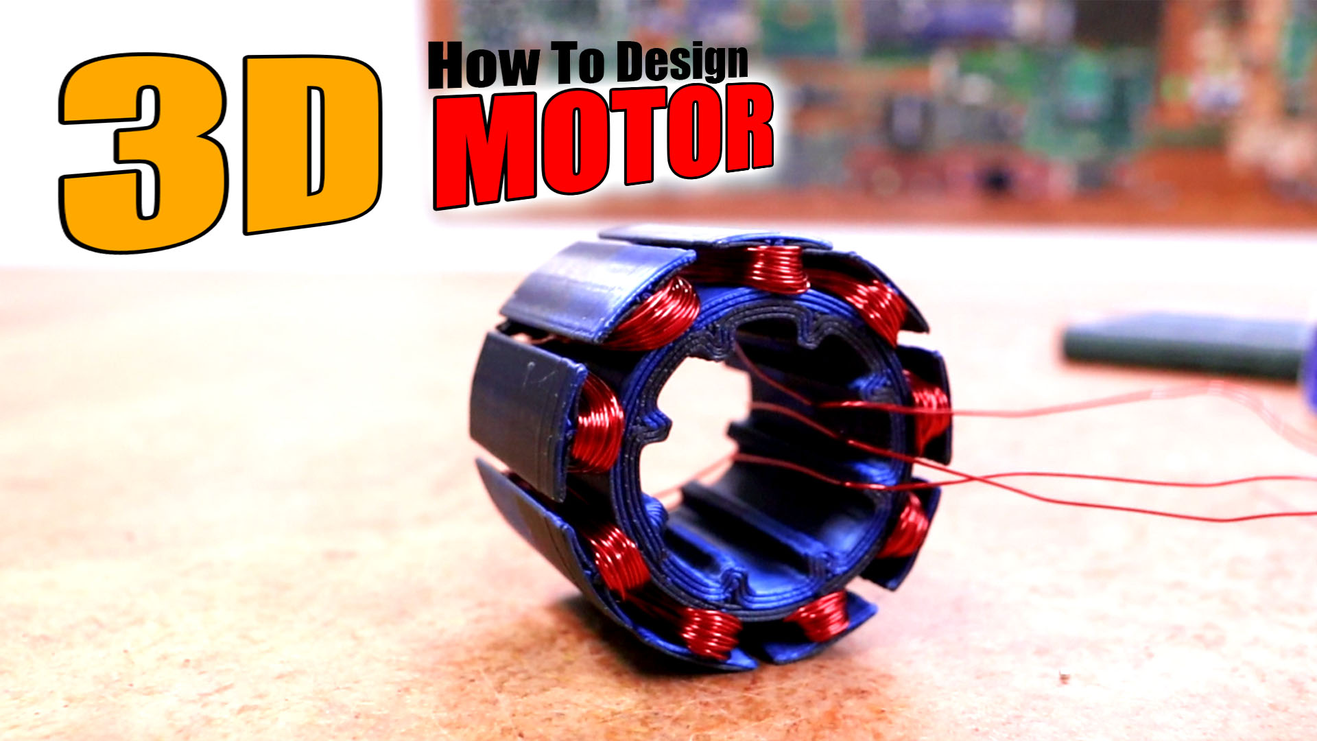 Design a 3D Printed Brushless Motor
