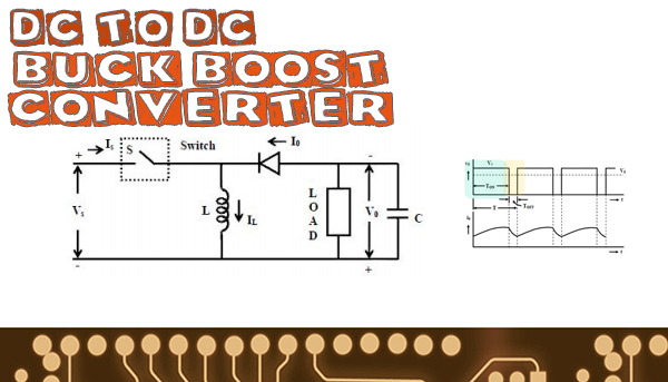DC to DC buck-boost converter circuit homemade