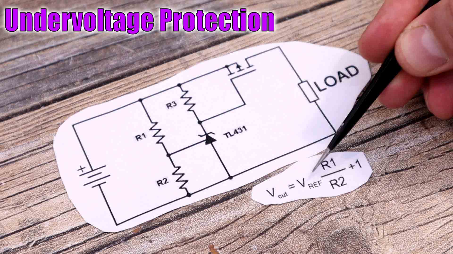 TL431 undervoltage overvoltage protection circuit