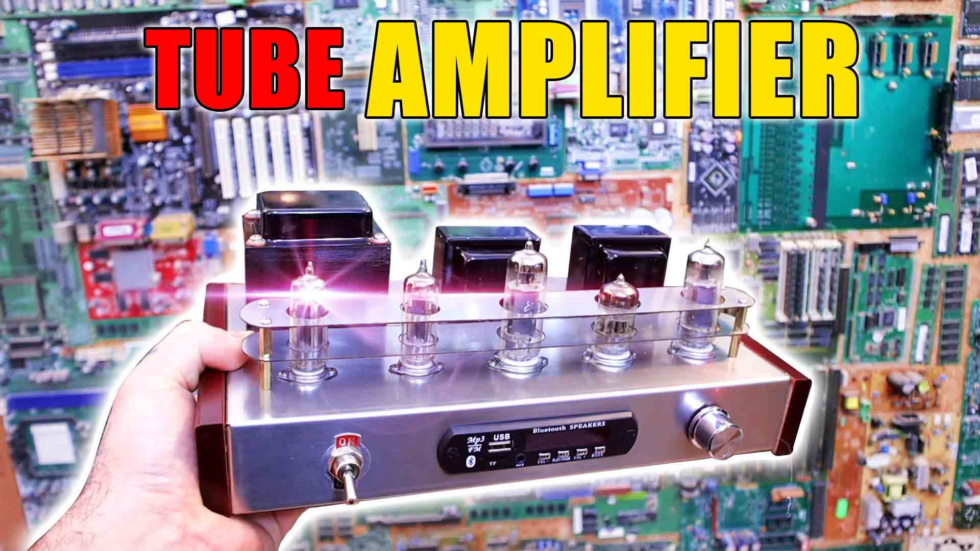 Vacuum Tube Audio Amplifier powerful circuit schematic