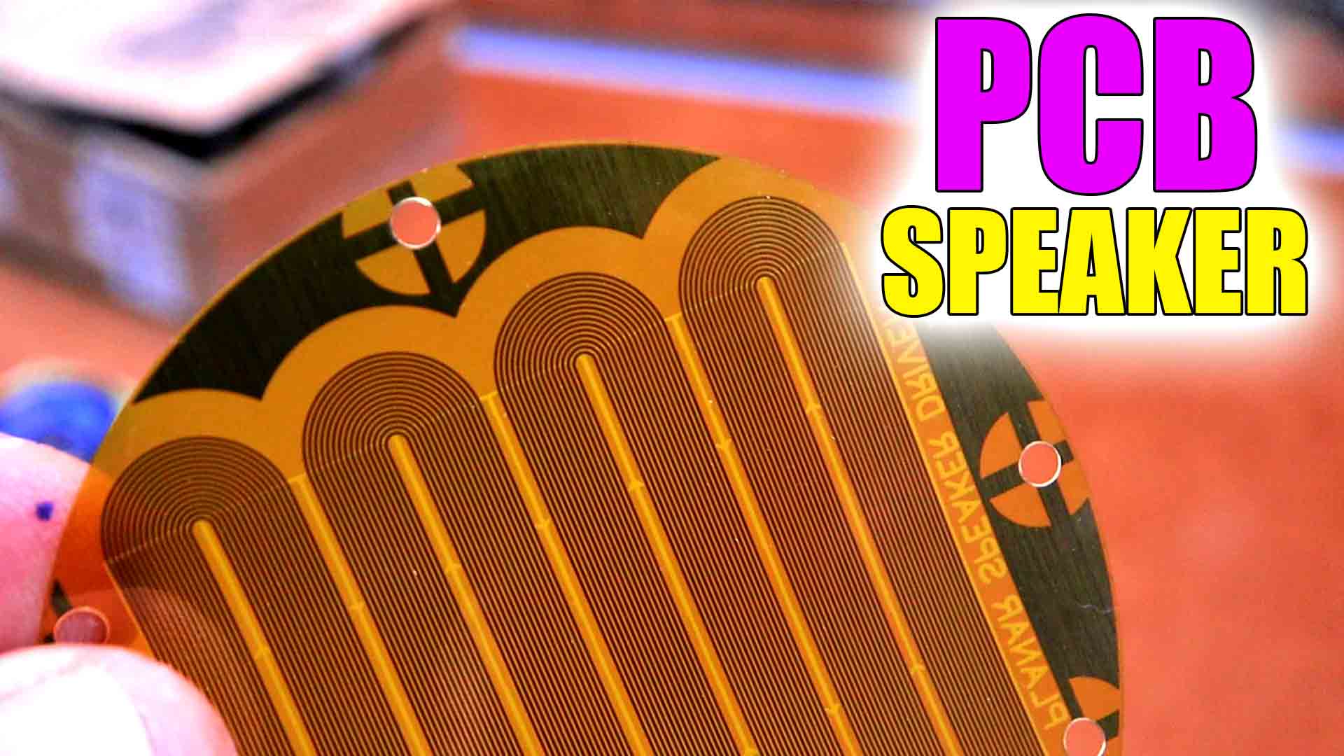 Homemade planar speaker flexible PCB design with planar magnets and 3D ...